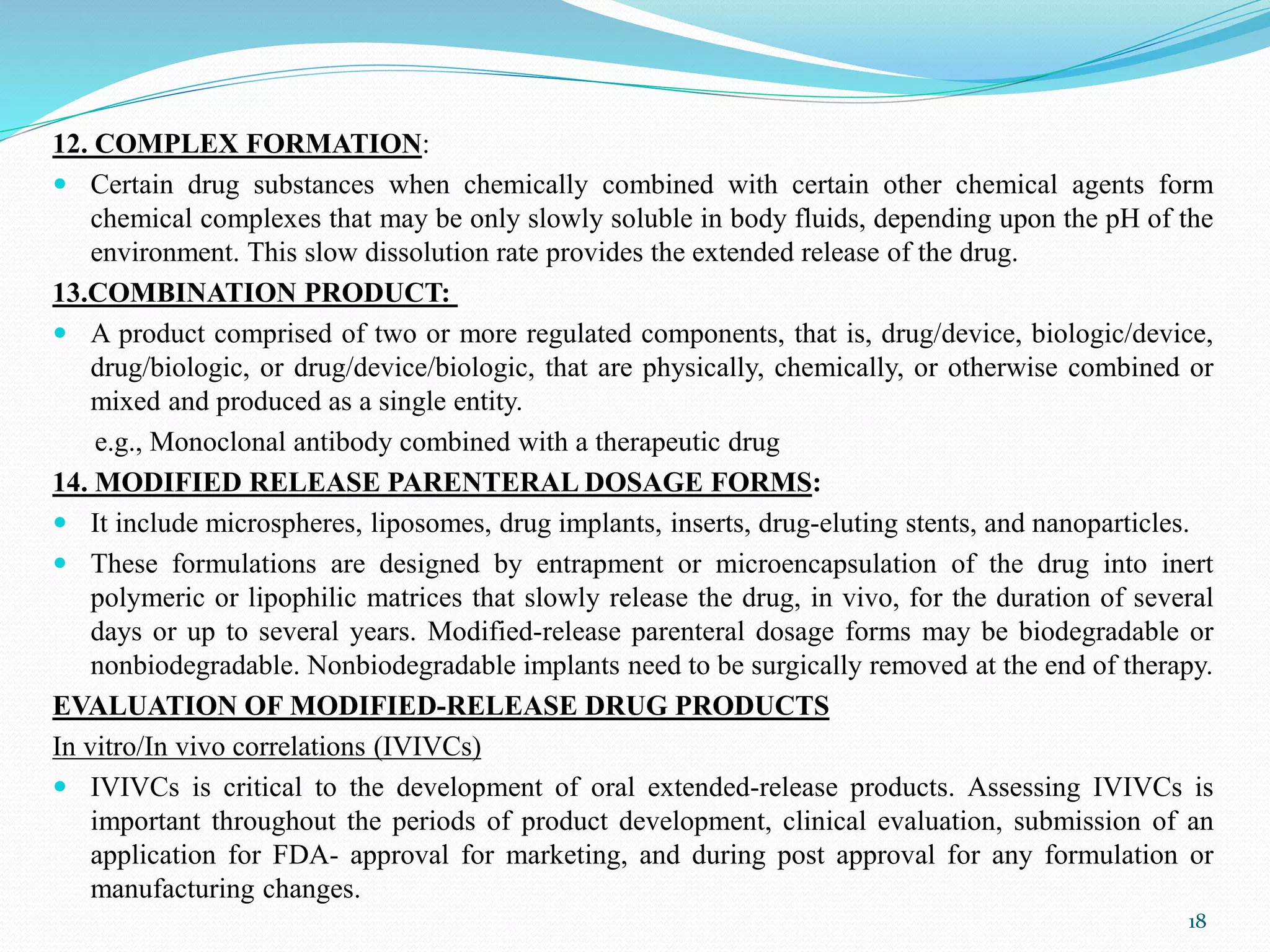 Modified drug delivery systems, Targeted drug delivery and ...