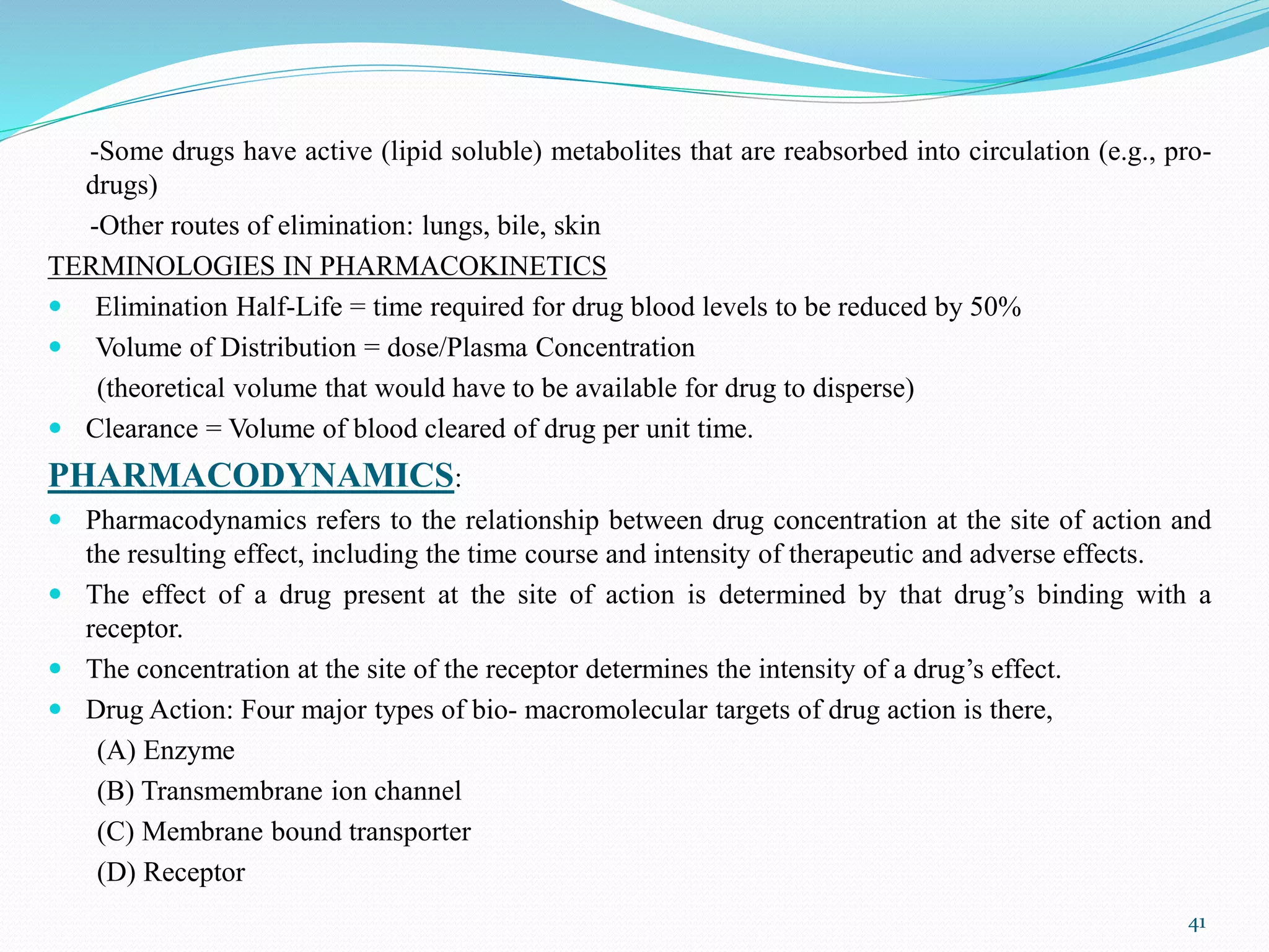 Modified drug delivery systems, Targeted drug delivery and ...