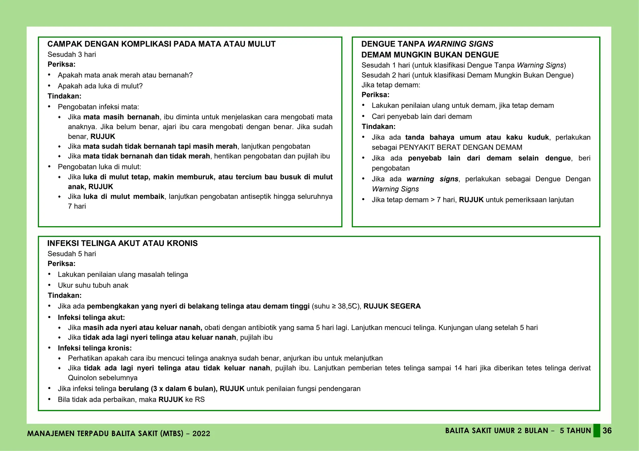 MTBS DAN MTBM 2023.pdf panduan dalam tata kelola bayi sakit | PDF