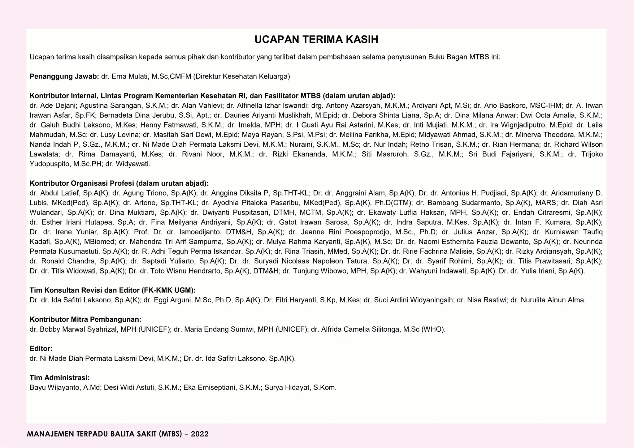MTBS DAN MTBM 2023.pdf panduan dalam tata kelola bayi sakit | PDF