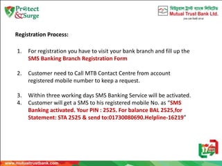 MTB SMS Banking | PPTX