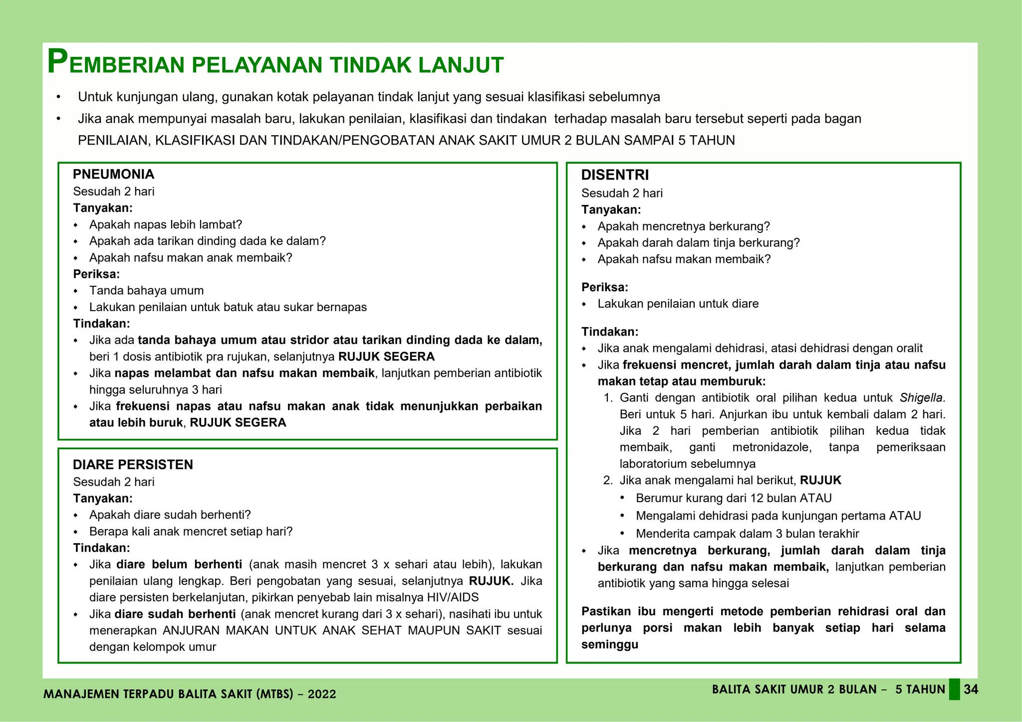 MTBS (MANAJEMEN TERPADU BALITA SAKIT)PDF | PDF