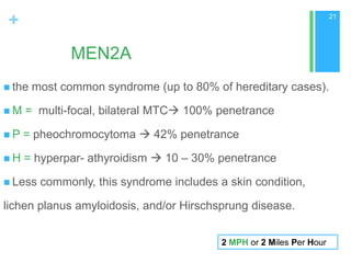 approach to medullar thyroid ca | PPTX