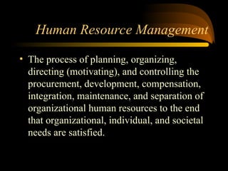 Lecture notes on Human Resources Management.ppt