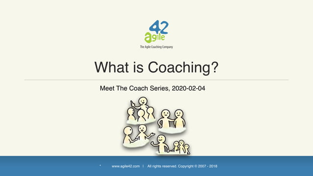 Meet The Coach Event - What is Coaching | PPT