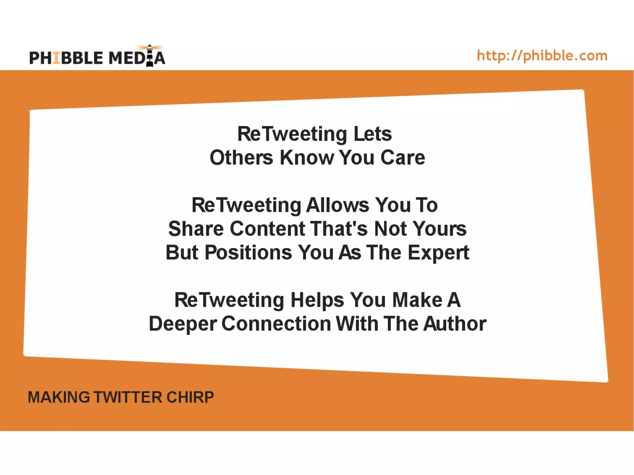 Making Twitter Chirp - Chapter 3 - Strategy | PPT