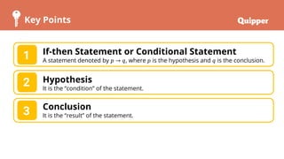 The Hypothesis and Conclusion of an If-t | PPTX