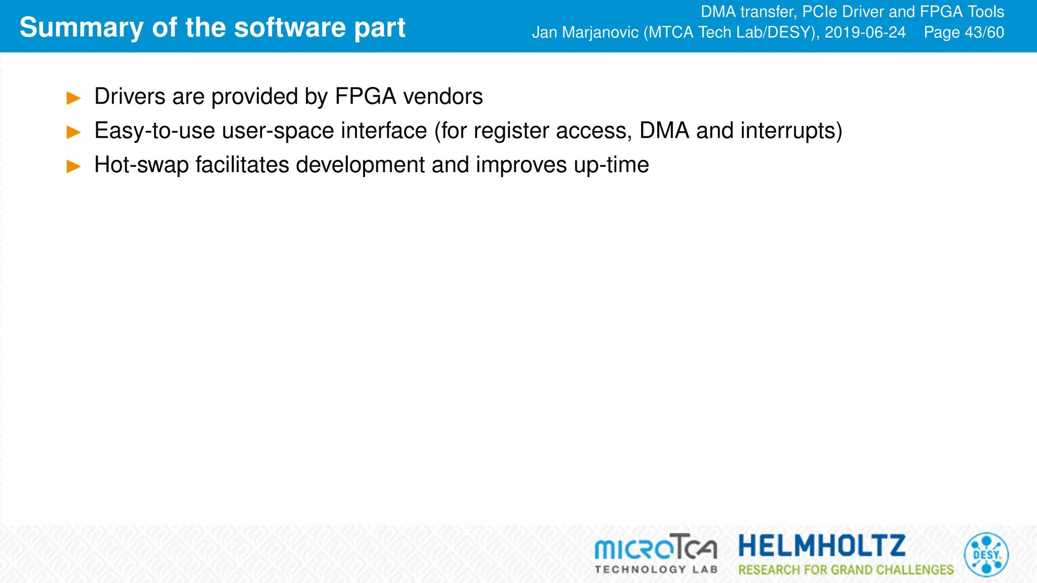 mtcawsc2019_marjanovic_pcie_xilinx_and_fpga_tool | PDF
