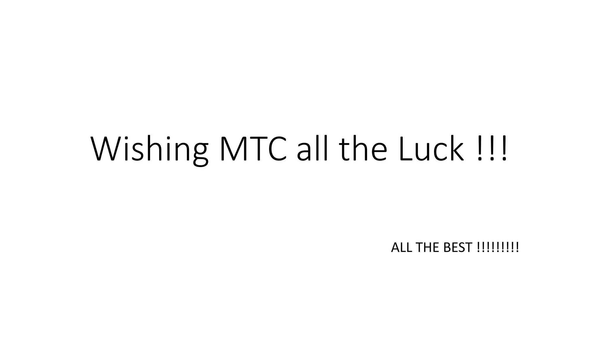 MTC case study | PDF