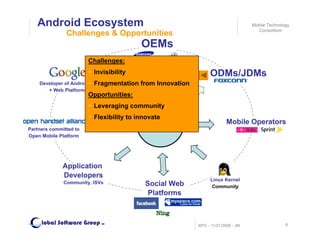 Mobile Open Software Platforms - Ecosystem Strategies & Challenges | PPT