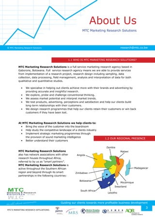 MTC MRS Research Services | PDF