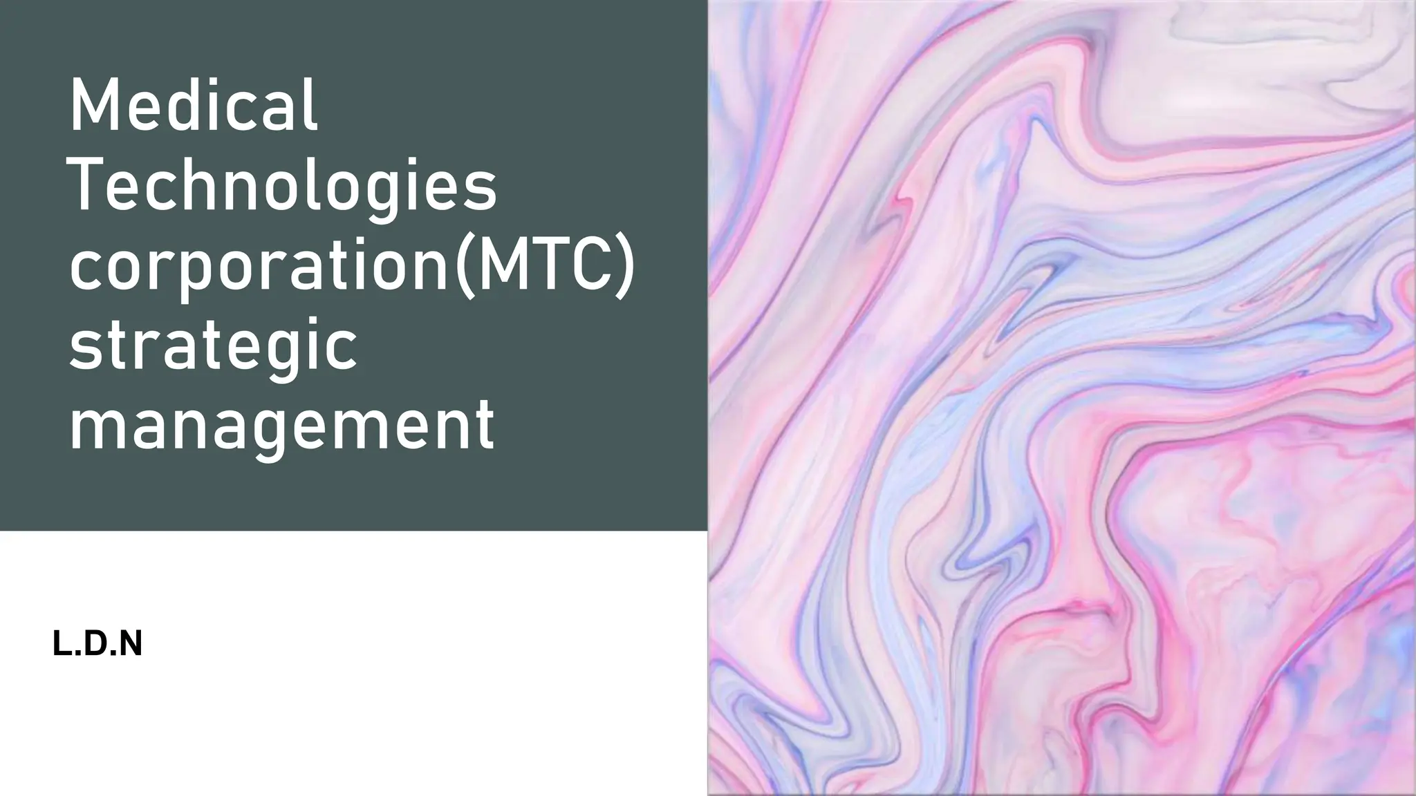 Mtc Strategic Management Ppt Leanne D Narteh Pptx