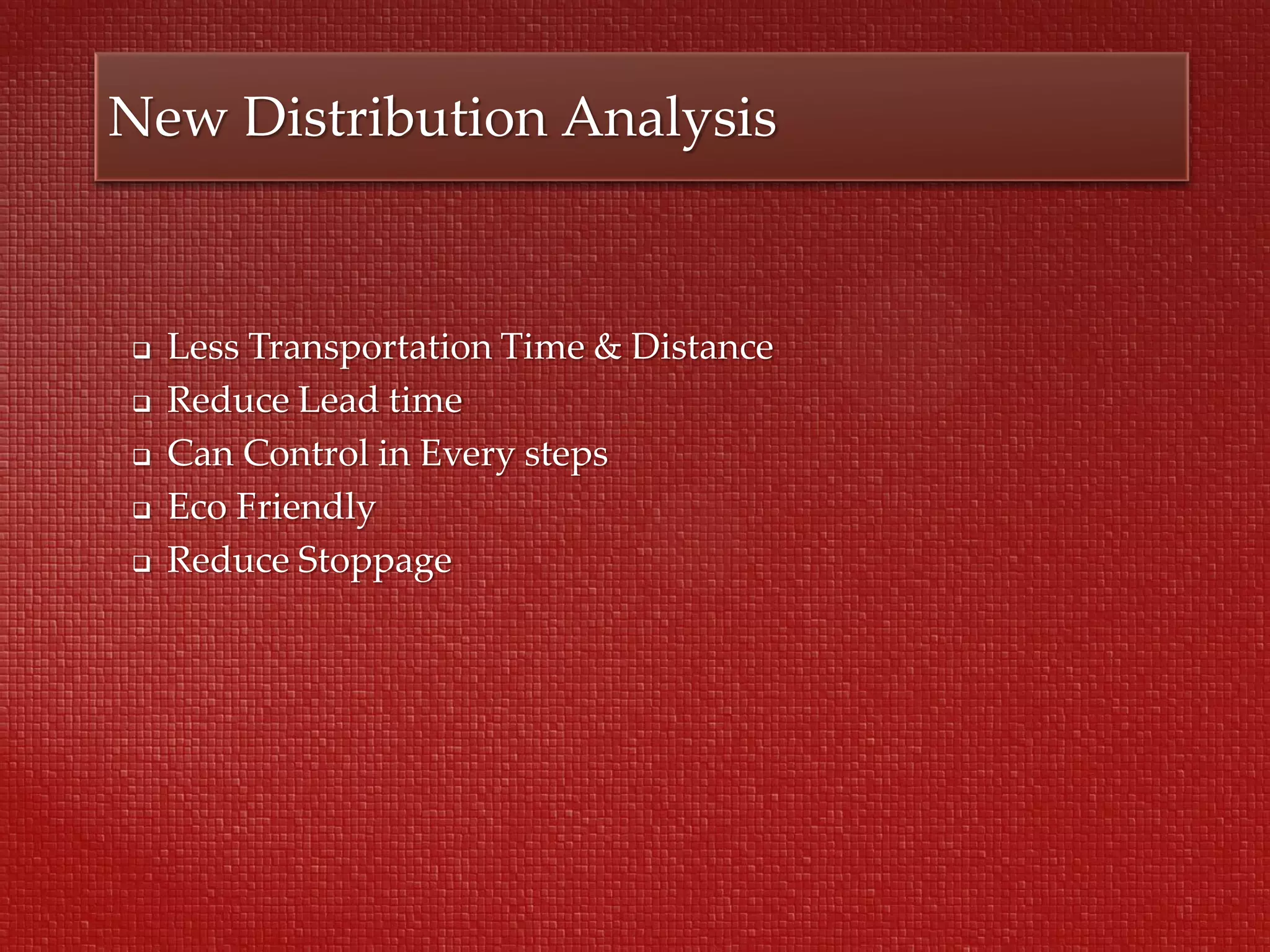 Mtc Supply Chain Optimization Ppt