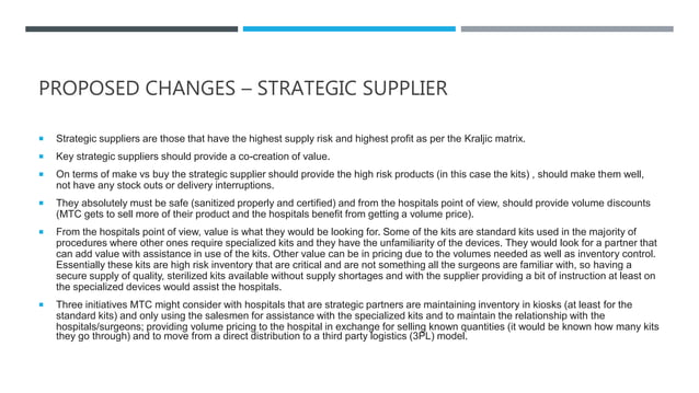 Mtc supply presentation | PPT