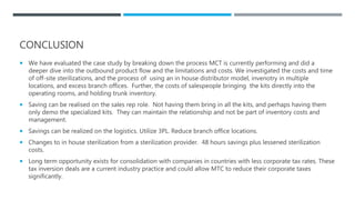 Mtc supply presentation | PPT | Manufacturing Industry | Industries