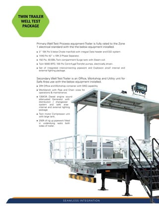 MTC Well Test Equipment - Worldwide Oilfield Machine | PDF