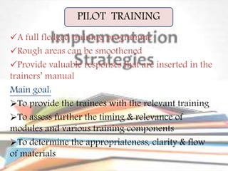 Implementation of training | PPTX