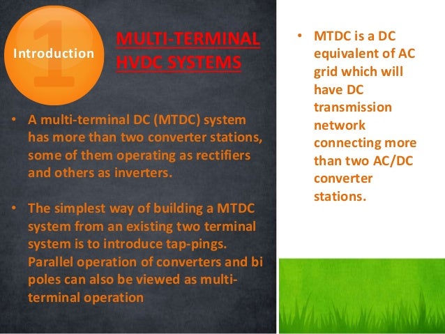 Mtdc Systems
