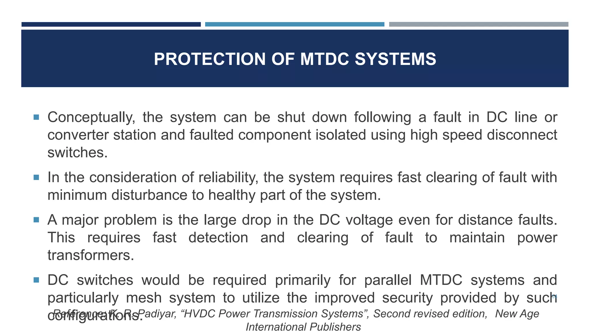 MTDC Systems: Control & Protection of MTDC Systems | PPTX
