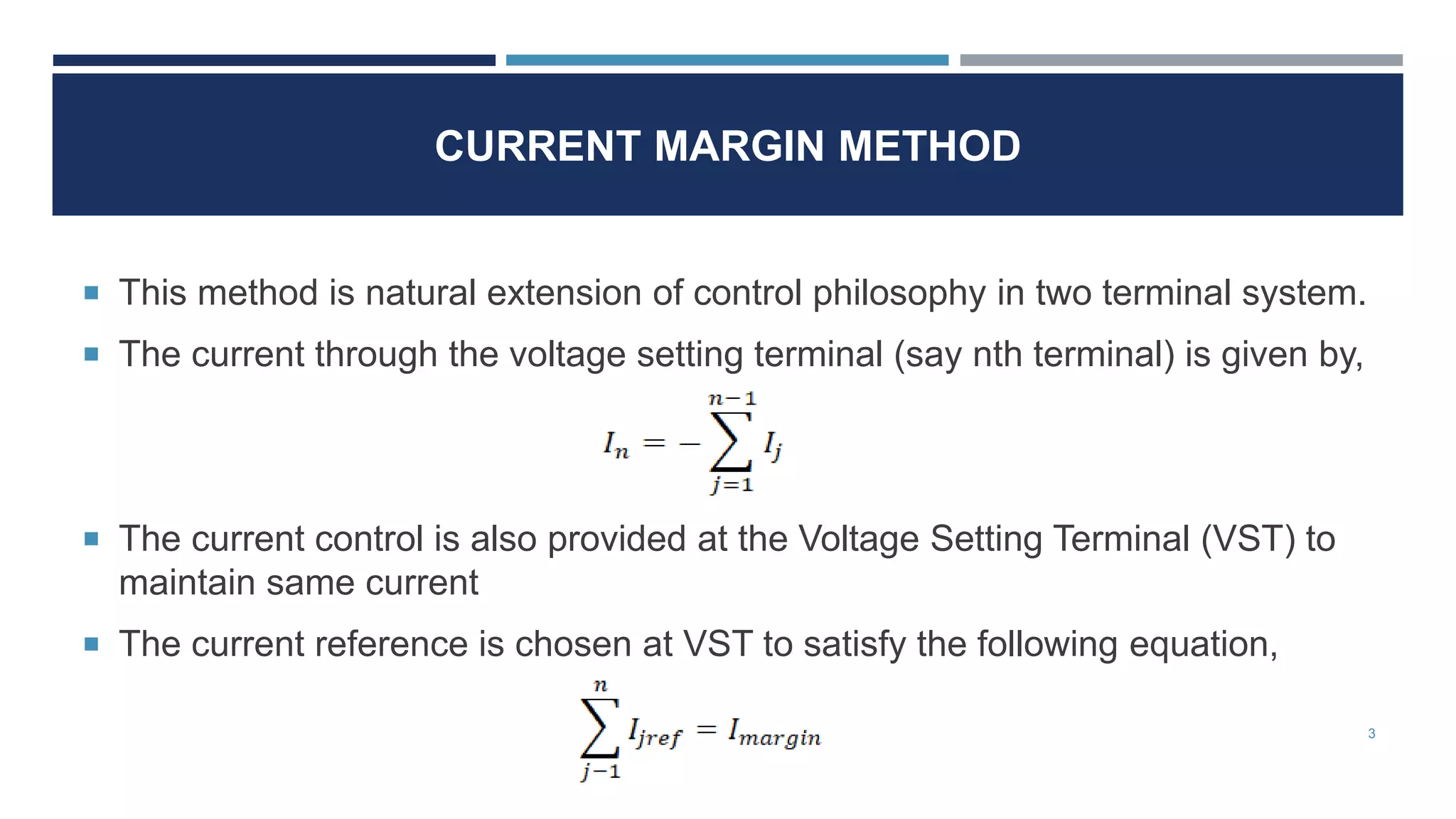 Mtdc Systems Control And Protection Of Mtdc Systems Ppt