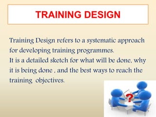 Training Design | PPTX