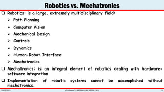 MTE104-L1: Introduction to Mechatronics | PPT