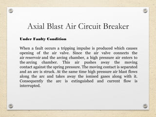 Air Blast & SF6 Circuit Breaker Design and Construction | PPT