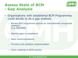 BCM Institute MTE Jeremy Wong - Business Continuty Management ...