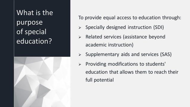 Special Education Presentation.pdf | Special Needs Kids | Parenting