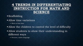 Mte 533 differentiating instruction | PPT