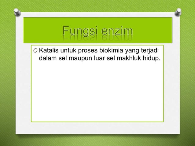 Metabolisme dan peranan enzim pada tumbuhan | PPTX