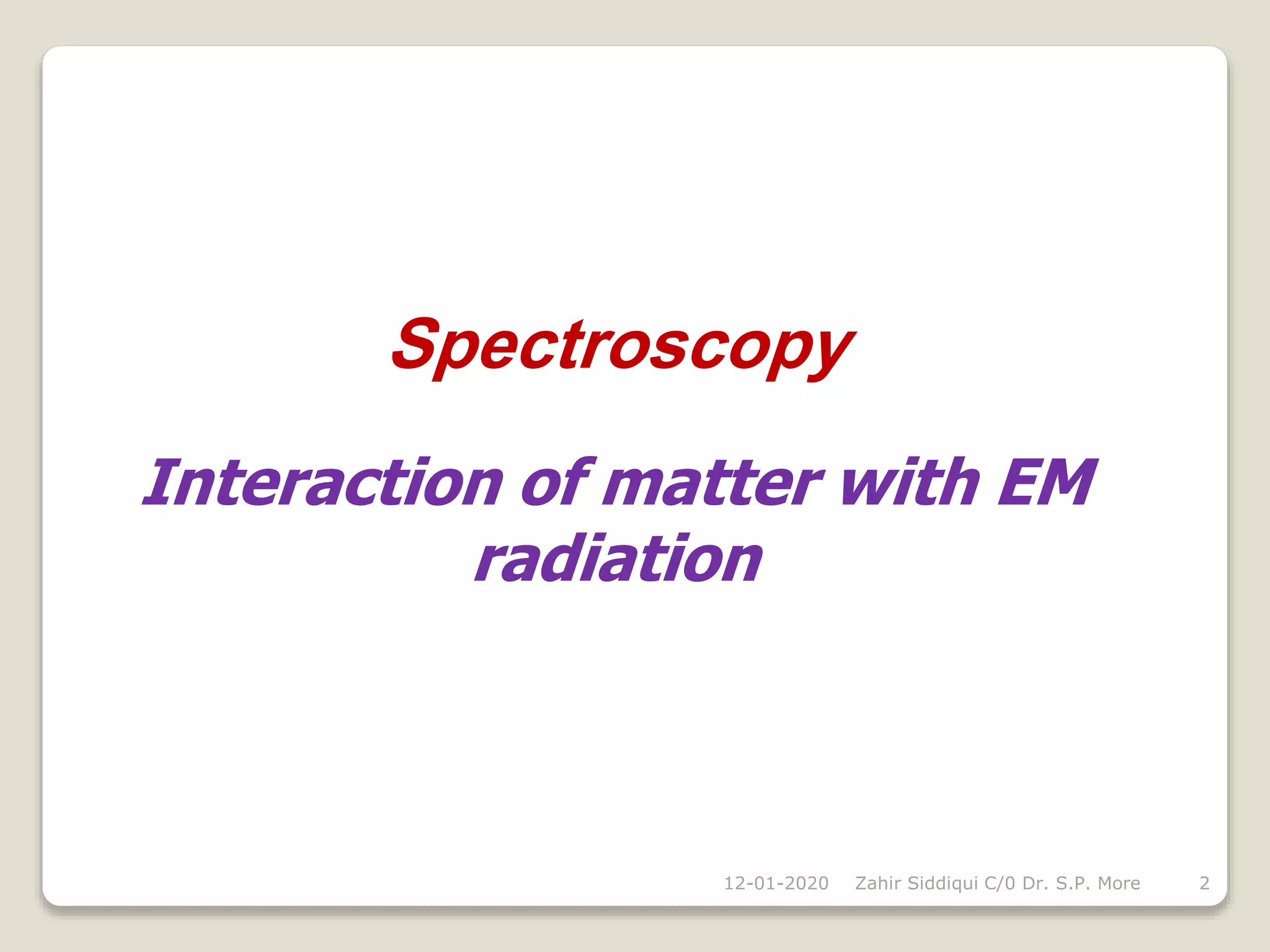 Infrared Spectroscopy | PPT
