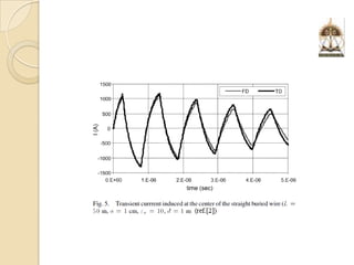 Time Domain Modeling of Microwave Structures | PPTX | Physics | Science