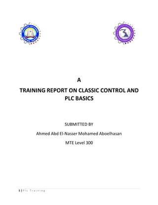 classic control and PLC training report | DOCX