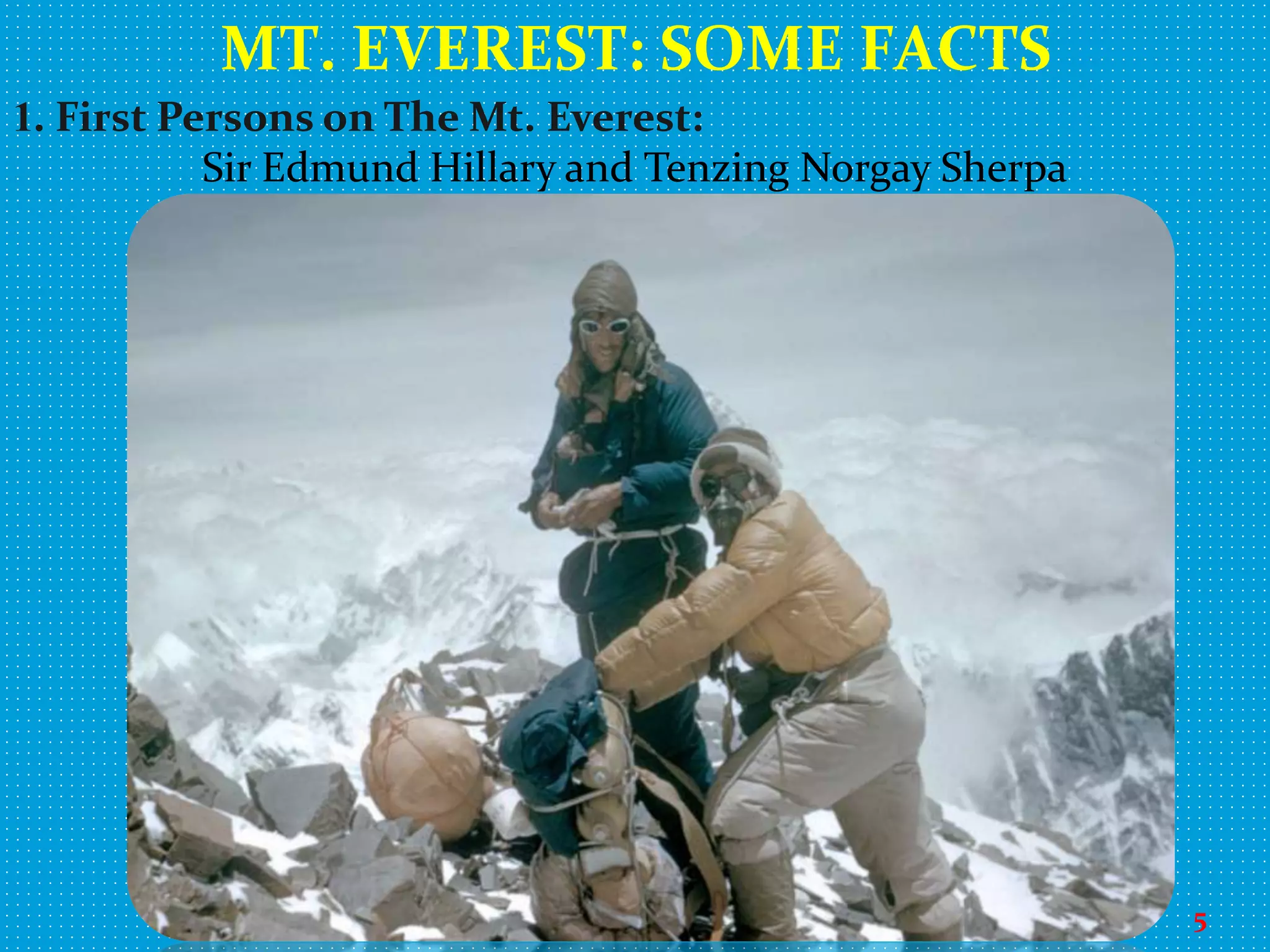 Mount Everest: Brief Introduction | PPTX