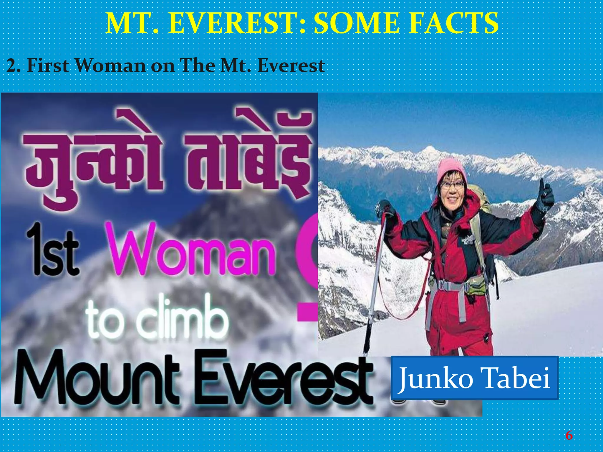 Mount Everest: Brief Introduction | PPTX