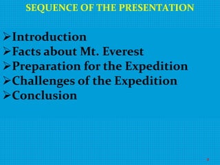 Mount Everest: Brief Introduction | PPTX