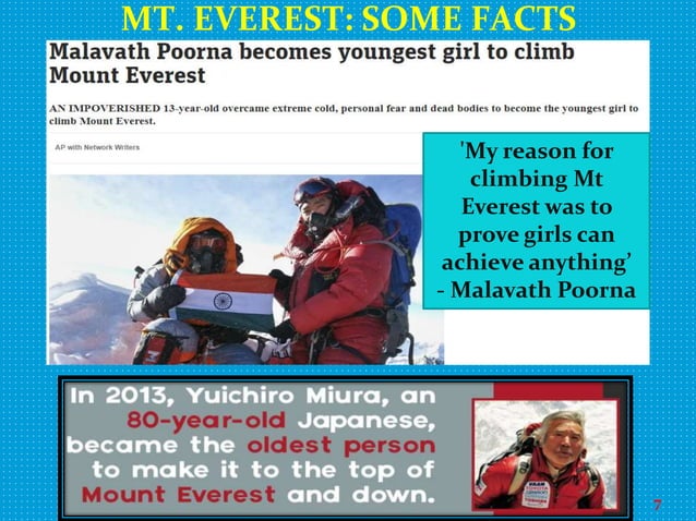 Mount Everest: Brief Introduction | PPTX
