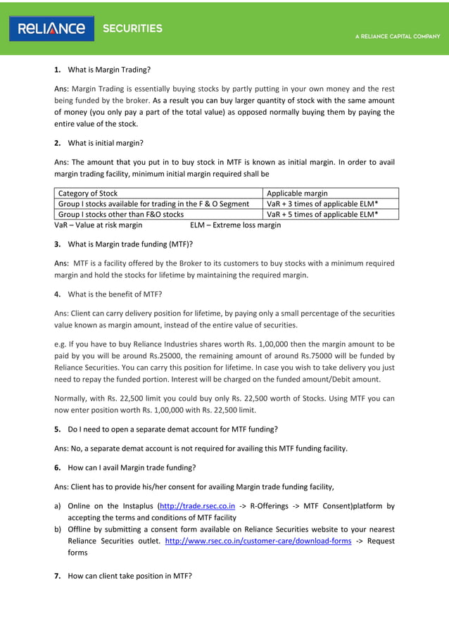 MTF HOW IT WORKS | PDF