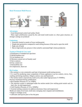 Manufacturing Technology 1 full unit notes | PDF