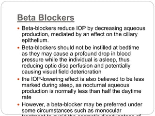 Medical Treatment for Glaucoma | PPTX