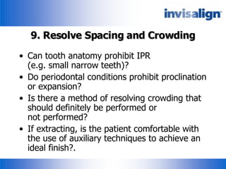 Invisalign Study Club Meeting 1 - Treatment Planning | PPT