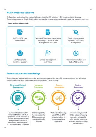 Helping MedTech OEMs Successfully Navigate EU MDR Landscape | PDF