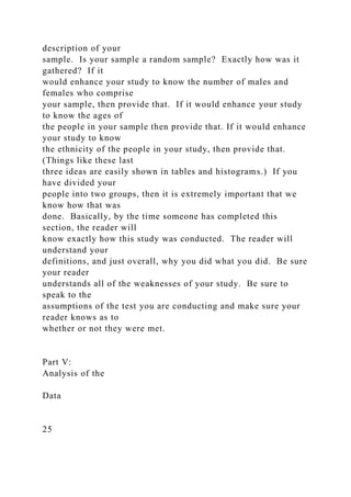 MTH 115 Statistics Project Paper DUE December 9.docx