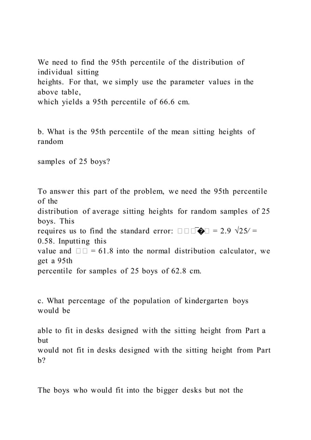 Mth 245 lesson 17 notes sampling distributions sam | DOCX