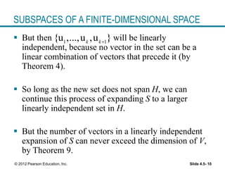 MTH285-CH4.5-lecture vector spaces and .ppt | Maps & Navigation