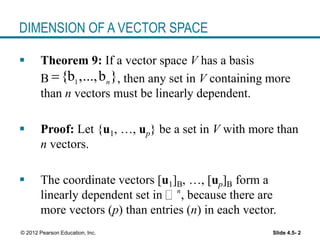 MTH285-CH4.5-lecture vector spaces and .ppt | Maps & Navigation