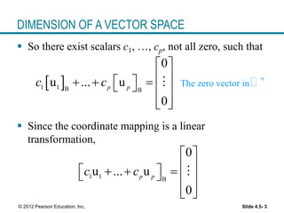 MTH285-CH4.5-lecture vector spaces and .ppt | Maps & Navigation