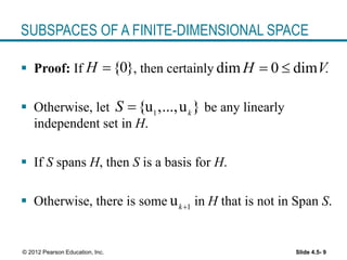 MTH285-CH4.5-lecture vector spaces and .ppt | Maps & Navigation
