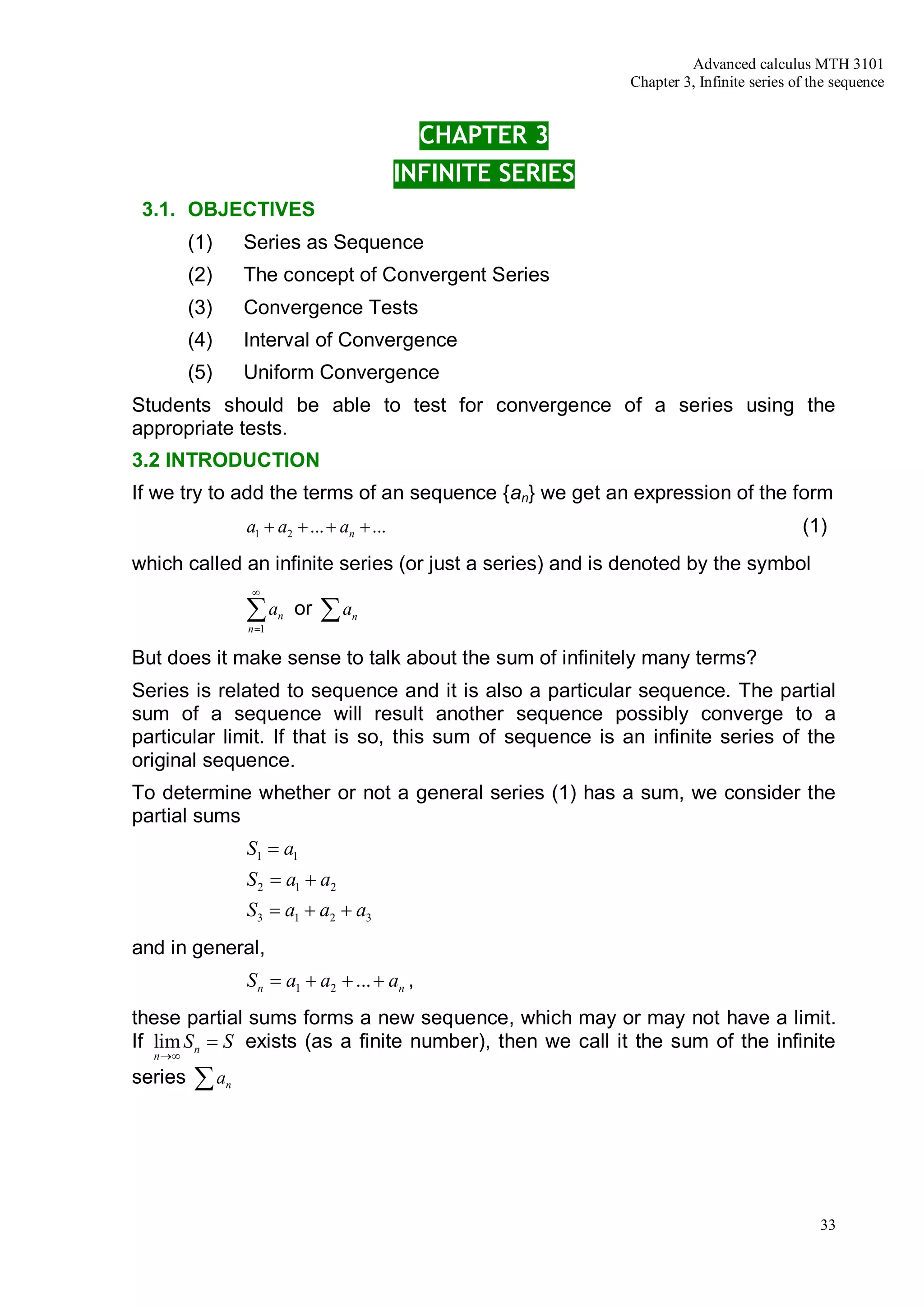 Mth3101 Advanced Calculus Chapter 3 | PDF | Physics | Science
